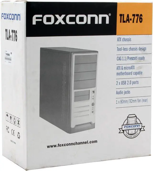 Foxconn TLA+776W-C400 Beige Computer Case - Newegg.com