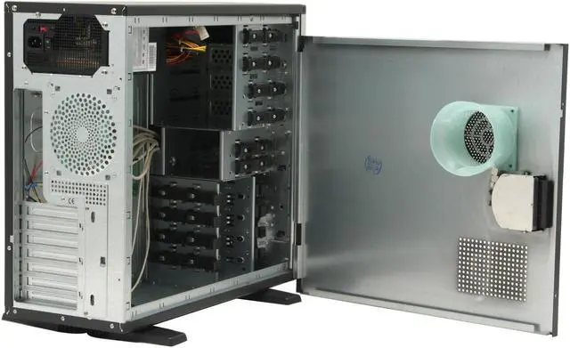 Foxconn TPS-544+FA430 Black/ Light Silver 0.8mm SGCC ATX Mid Tower ...