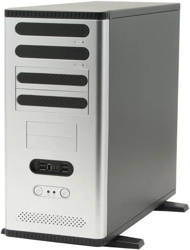 Foxconn TPS-544+FA550 Black+Light Silver 0.8mm SGCC ATX Mid Tower ...