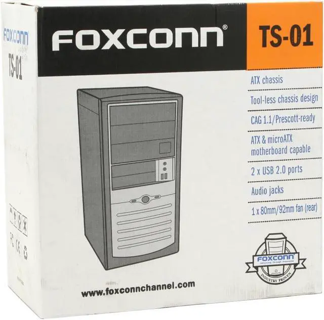 Foxconn 3GTS001-W-NP White Computer Case - Newegg.com