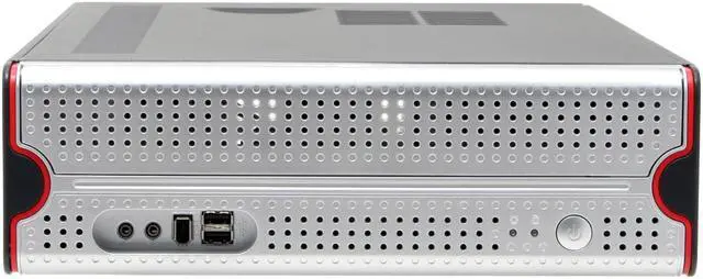 Foxconn DH848-SV250-2N Black/ Silver Steel MicroATX Slim Desktop ...