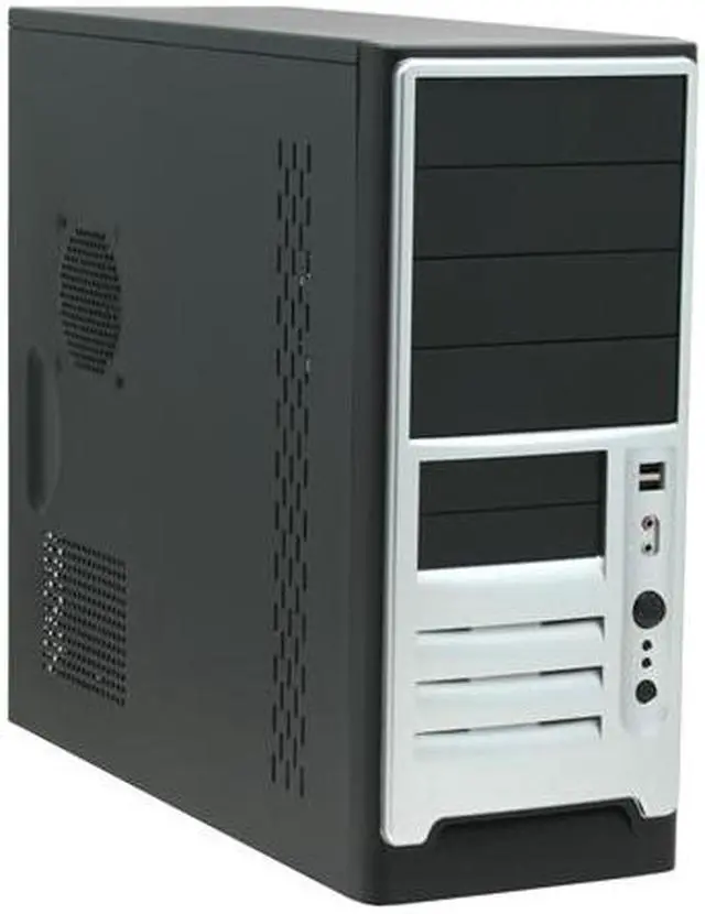 Foxconn TLA+776(H+A)+ISO-400-4SS Black/ Silver Computer Case - Newegg.com