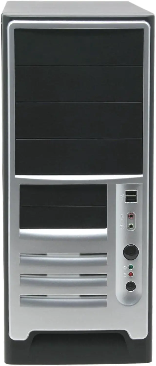Foxconn TLA+776(H+A)+ISO-400-4SS Black/ Silver Computer Case - Newegg.com