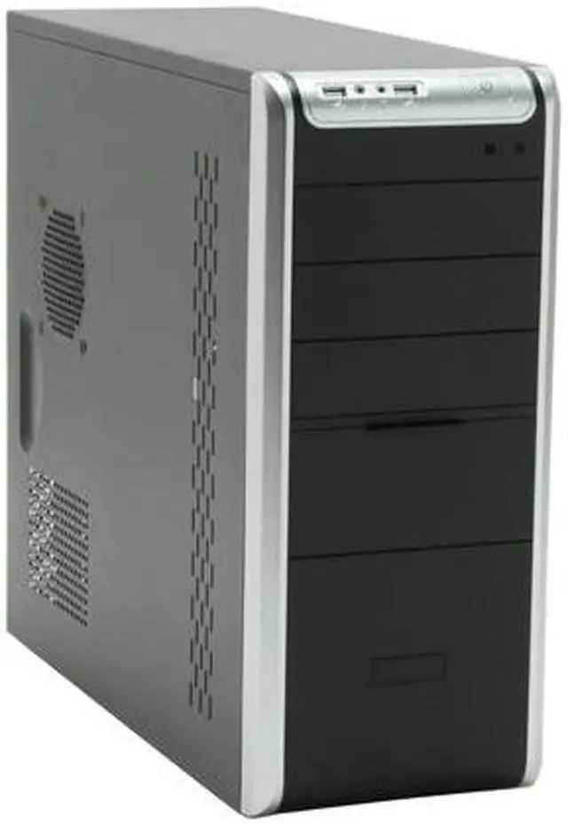 Foxconn TLA566-CN300C-HS Black/Light Silver Computer Case - Newegg.com
