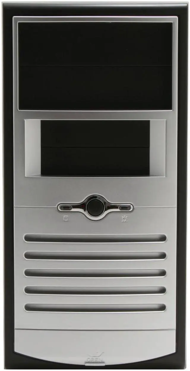 Foxconn TW001-CN300C-HS Black/Light Silver Computer Case - Newegg.com