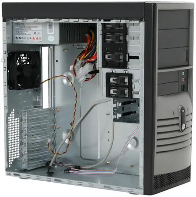 Foxconn TS000207WXA9 01R Black / Silver Computer Case - Newegg.com