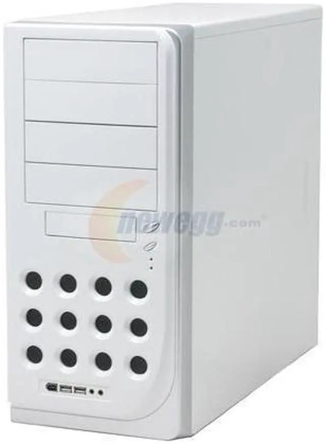 RAIDMAX Symphony ATX-308P White/ Silver Computer Case - Newegg.com