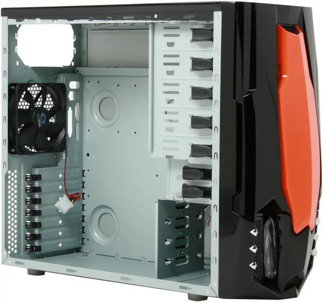 RAIDMAX SAGITTA 2 ATX-928WO Black/ Orange Removable MB Computer Case - Newegg.ca