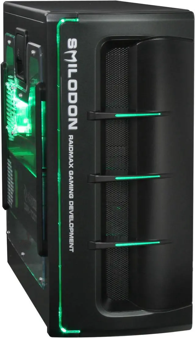Open Box: RAIDMAX SMILODON Extreme Black ATX-612WEBP Black Computer ...