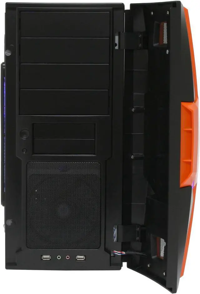 RAIDMAX AZTEC ATX-619WOP Black/ Orange Computer Case - Newegg.com