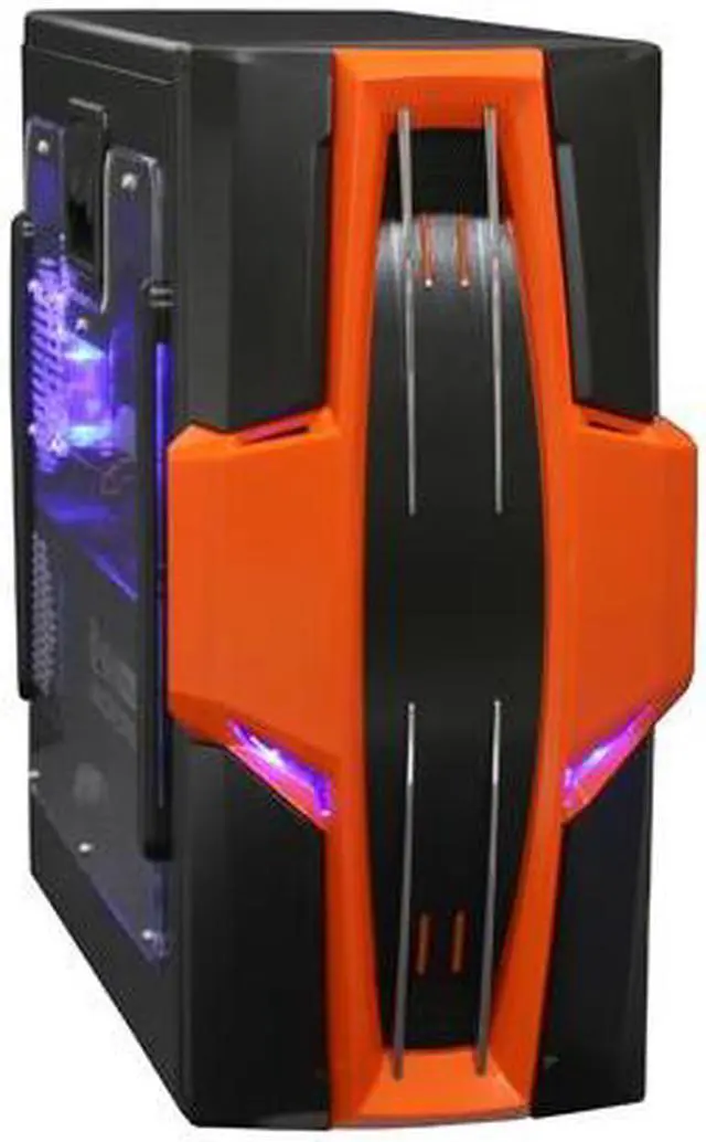 RAIDMAX AZTEC ATX-619WOP Black/ Orange Computer Case - Newegg.com