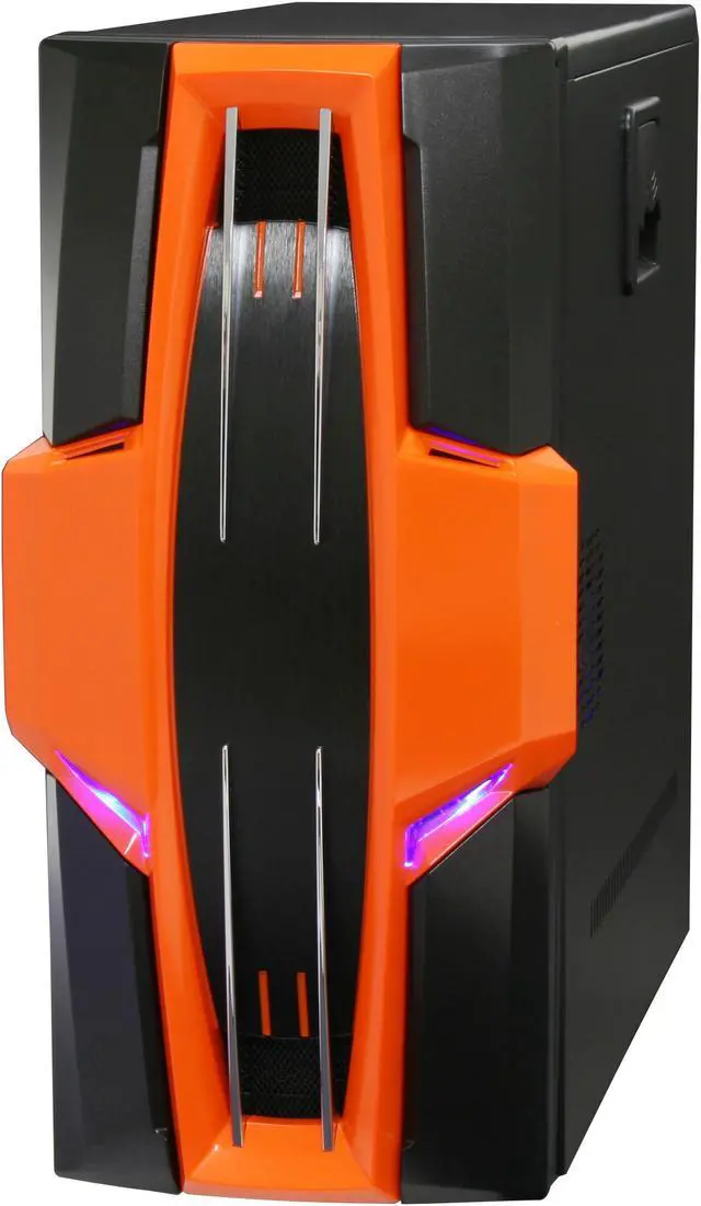 RAIDMAX AZTEC ATX-619WOP Black/ Orange Computer Case - Newegg.com