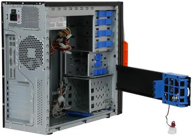 RAIDMAX AZTEC ATX-619WOP Black/ Orange Computer Case - Newegg.com