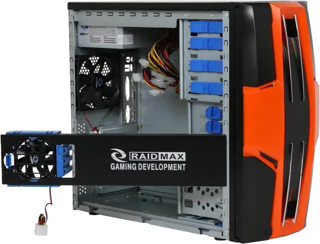 RAIDMAX AZTEC ATX-619WOP Black/ Orange Computer Case - Newegg.com
