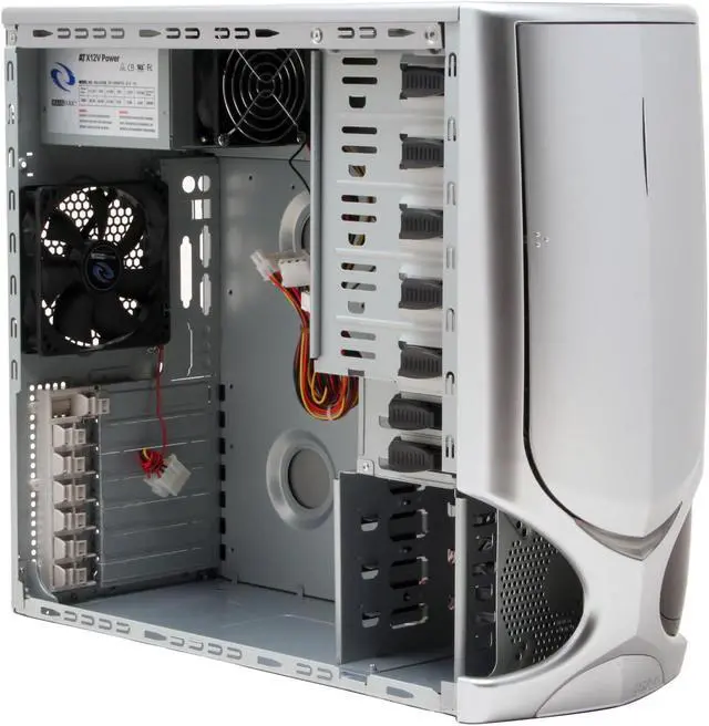 RAIDMAX Ninja ATX-918WSP Silver Computer Case - Newegg.com