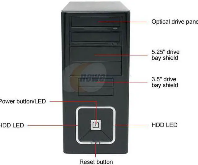 RAIDMAX O2 ATX-302BP Black Computer Case - Newegg.com
