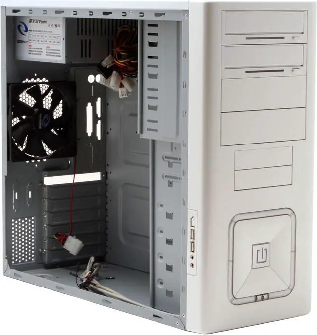RAIDMAX O2 ATX-302WP White Computer Case - Newegg.com