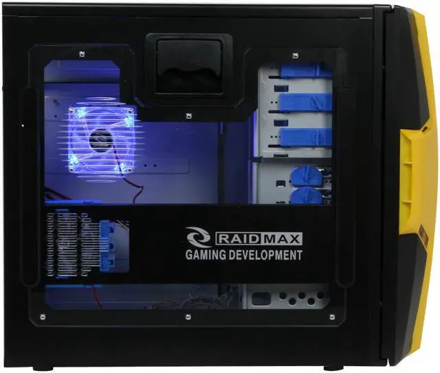 RAIDMAX AZTEC ATX-619WY Black/ Yellow Foldout MB Computer Case - Newegg.com