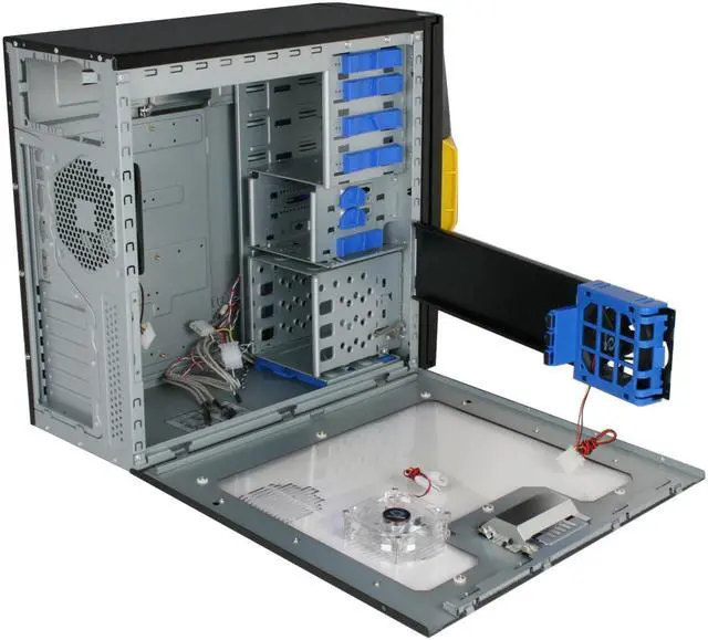 RAIDMAX AZTEC ATX-619WY Black/ Yellow Foldout MB Computer Case - Newegg.com