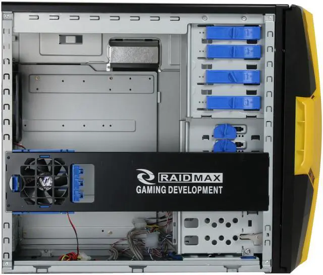 RAIDMAX AZTEC ATX-619WY Black/ Yellow Foldout MB Computer Case - Newegg.com