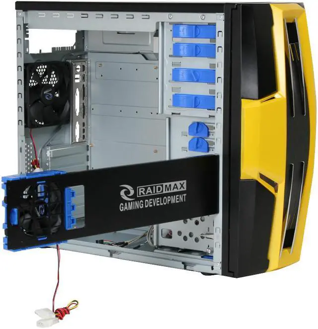 RAIDMAX AZTEC ATX-619WY Black/ Yellow Foldout MB Computer Case - Newegg.com