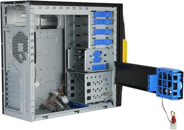 RAIDMAX AZTEC ATX-619WY Black/ Yellow Foldout MB Computer Case - Newegg.com