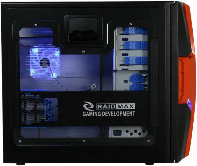 RAIDMAX AZTEC ATX-619WO Black/ Orange Foldout MB Computer Case - Newegg.com