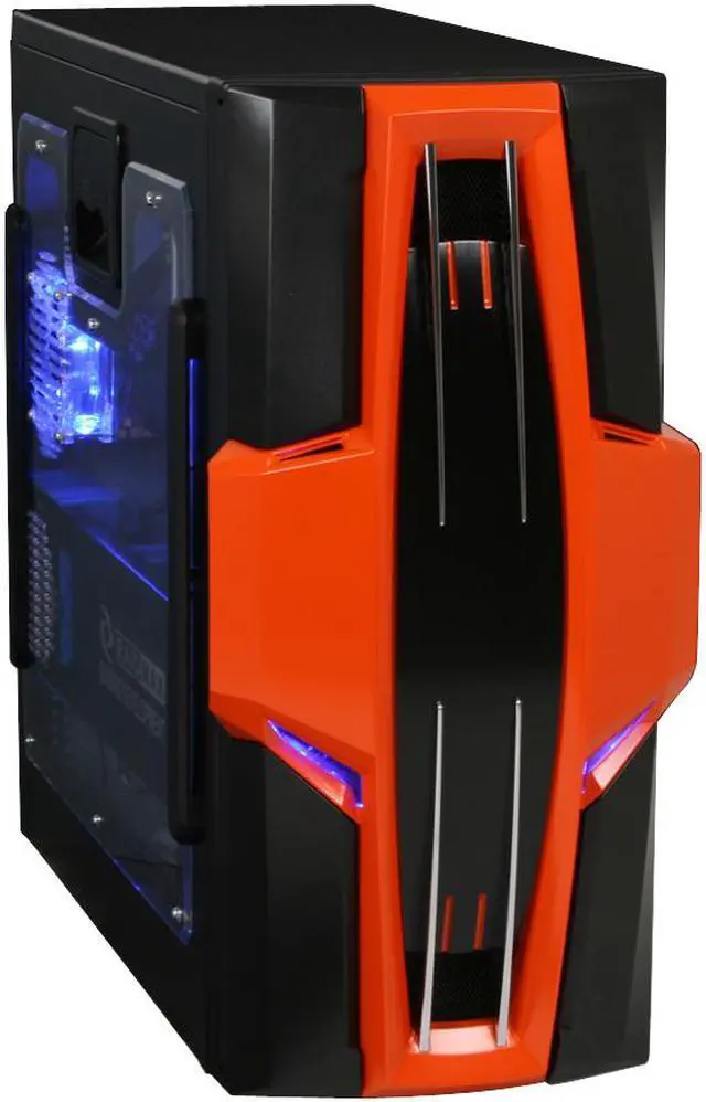 RAIDMAX AZTEC ATX-619WO Black/ Orange Foldout MB Computer Case - Newegg.com