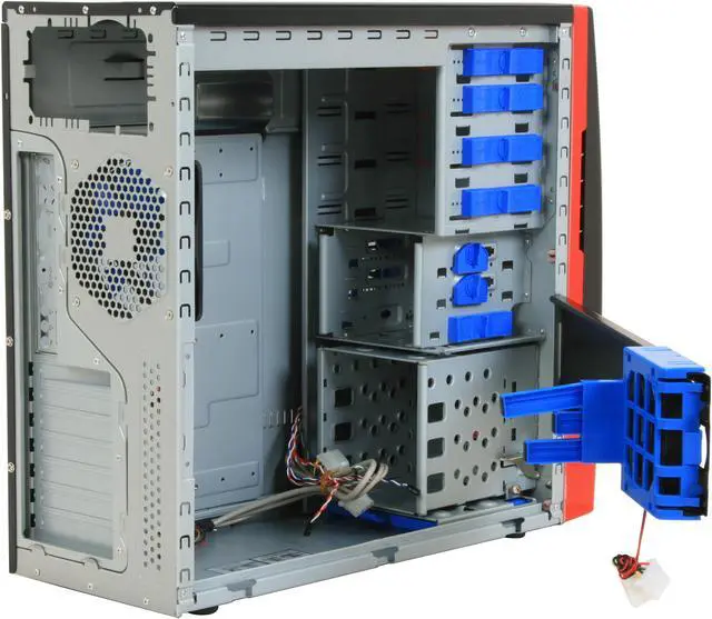 RAIDMAX ENZO ATX-617WR Black / Red Computer Case - Newegg.com
