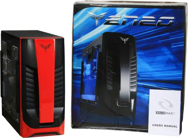 RAIDMAX ENZO ATX-617WR Black / Red Computer Case - Newegg.com