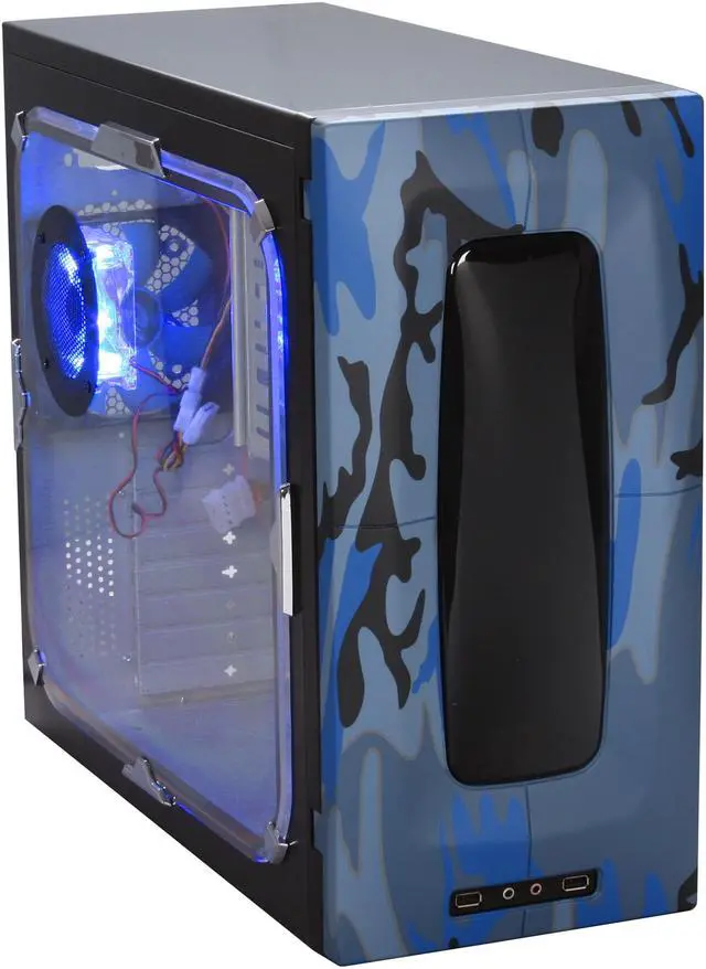 RAIDMAX FUSION ATX-806WU Black/Blue Computer Case - Newegg.com