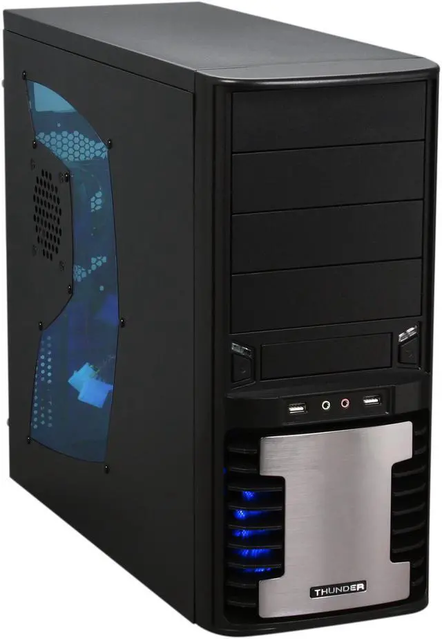 RAIDMAX Thunder ATX-315WB Black / Silver Computer Case - Newegg.com