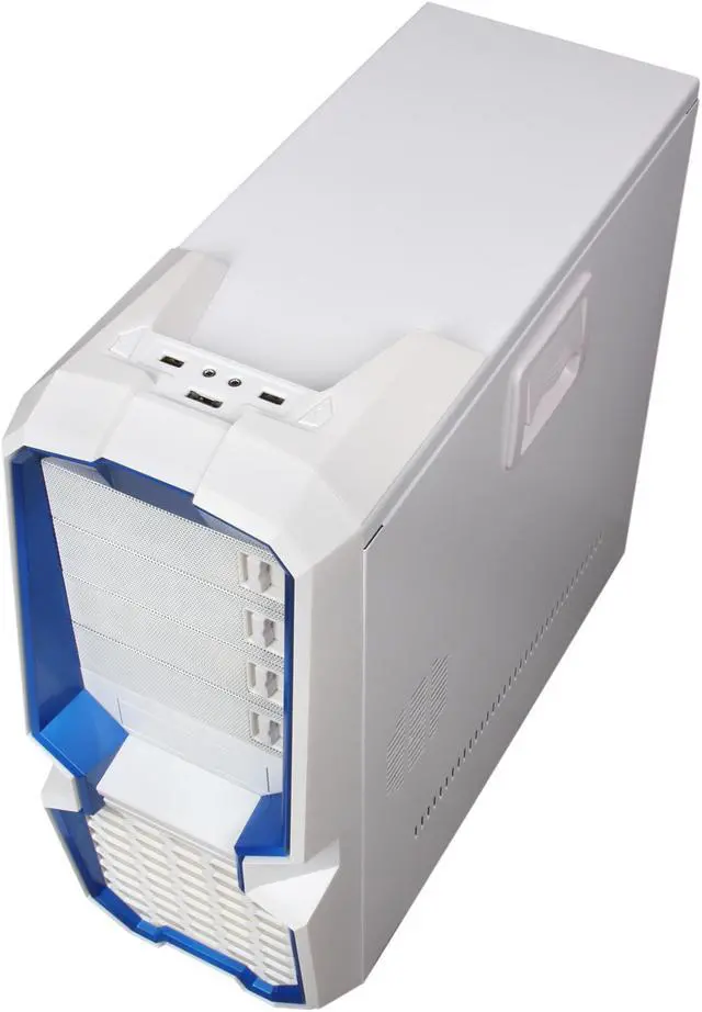 RAIDMAX Blackstorm ATX-615WWP White Computer Case - Newegg.com