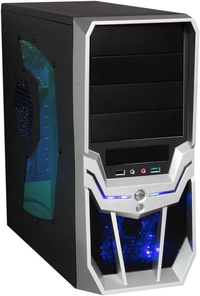 RAIDMAX Super Hurricane ATX-248NWS Black / Silver Computer Case ...