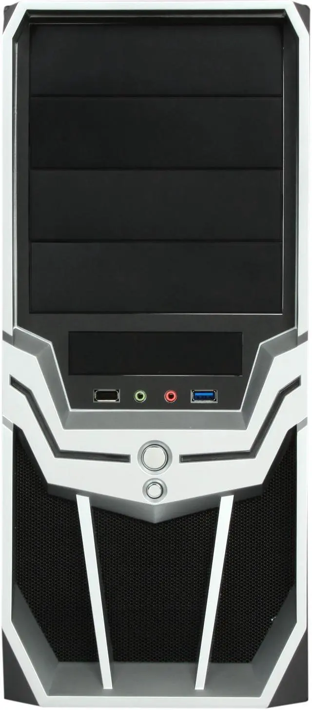 RAIDMAX Super Hurricane ATX-248NWS Black / Silver Computer Case ...