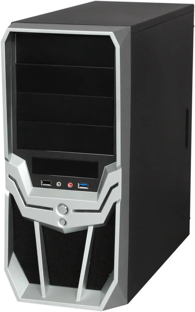 RAIDMAX Super Hurricane ATX-248NWS Black / Silver Computer Case ...