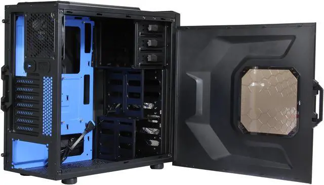 Open Box: RAIDMAX Cobra Z ATX-502WBU Black / Blue Computer Case ...