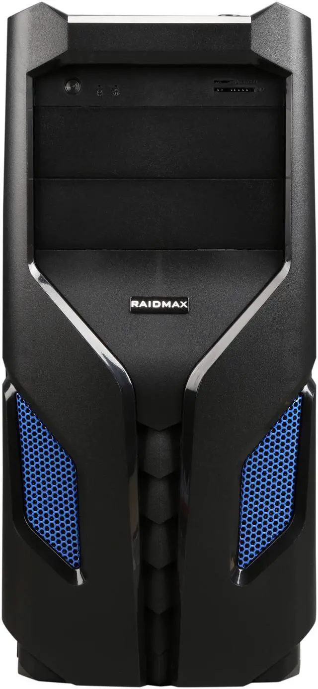 Open Box: RAIDMAX EXO ATX-108BU Black / Blue Computer Case - Newegg.com