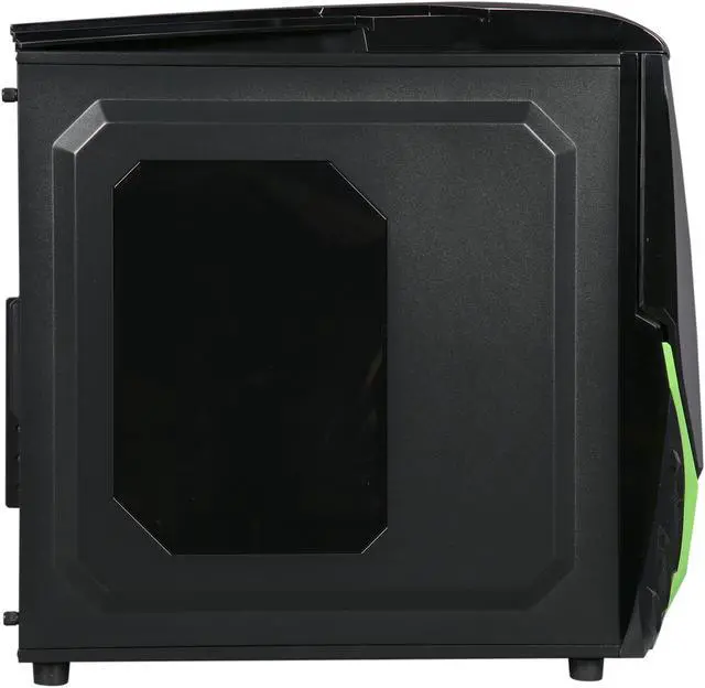 Open Box: RAIDMAX Viper II ATX-A07WBG Black / Green Computer Case ...