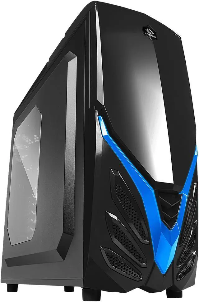 Open Box: RAIDMAX Viper II ATX-A07WBU Black / Blue Computer Case ...