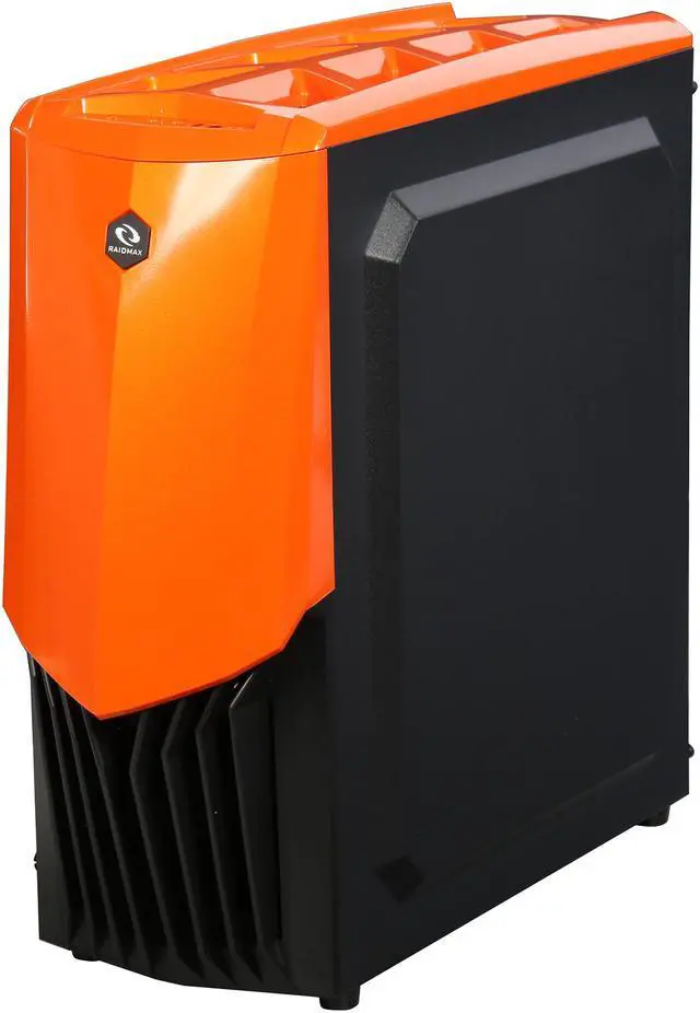 Open Box: RAIDMAX Gama A18-TO Black / Orange Computer Case - Newegg.com