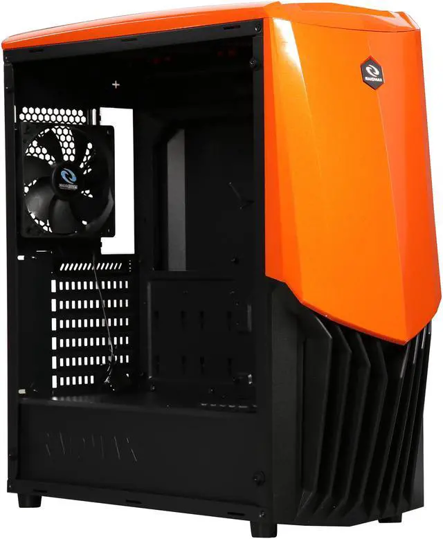 Open Box: RAIDMAX Gama A18-TO Black / Orange Computer Case - Newegg.com
