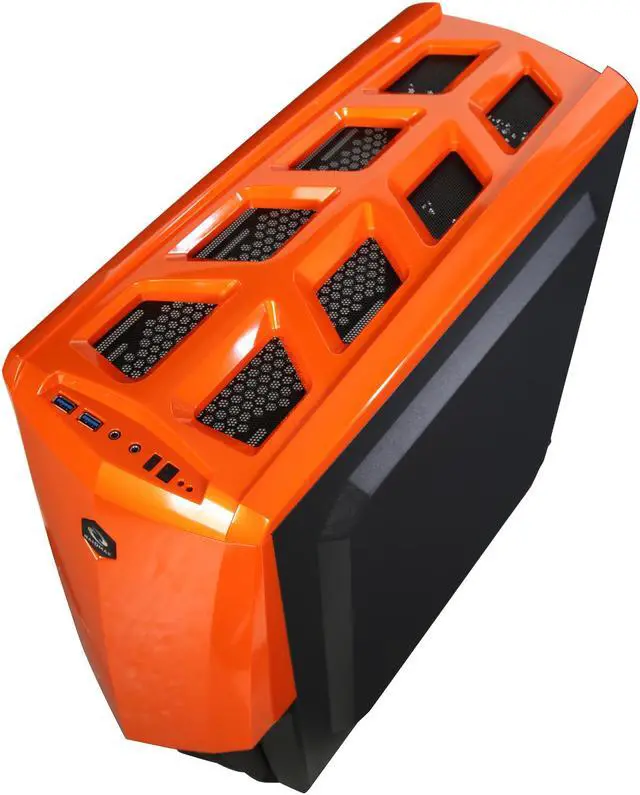 Open Box: RAIDMAX Gama A18-TO Black / Orange Computer Case - Newegg.com