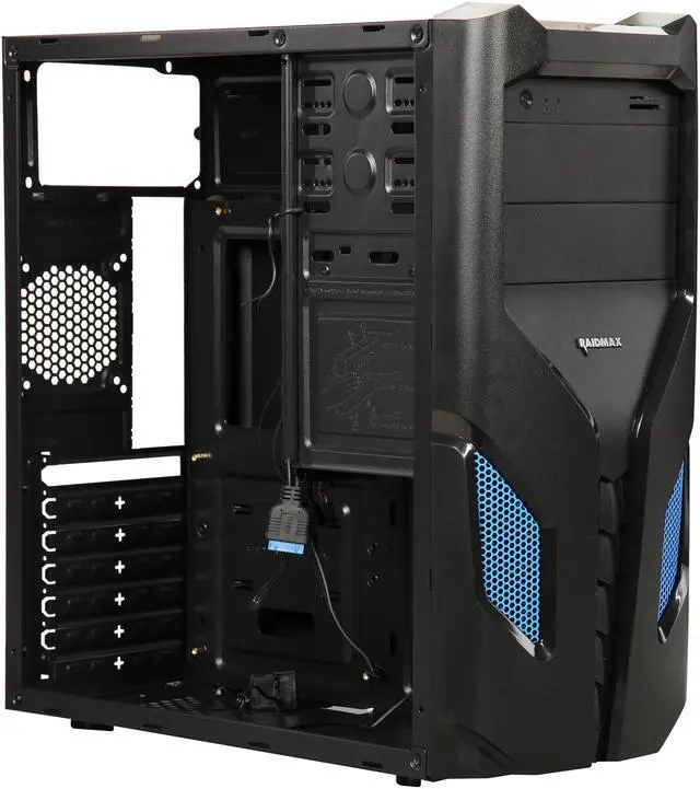 RAIDMAX EXO ATX-108BU Black / Blue Computer Case - Newegg.com