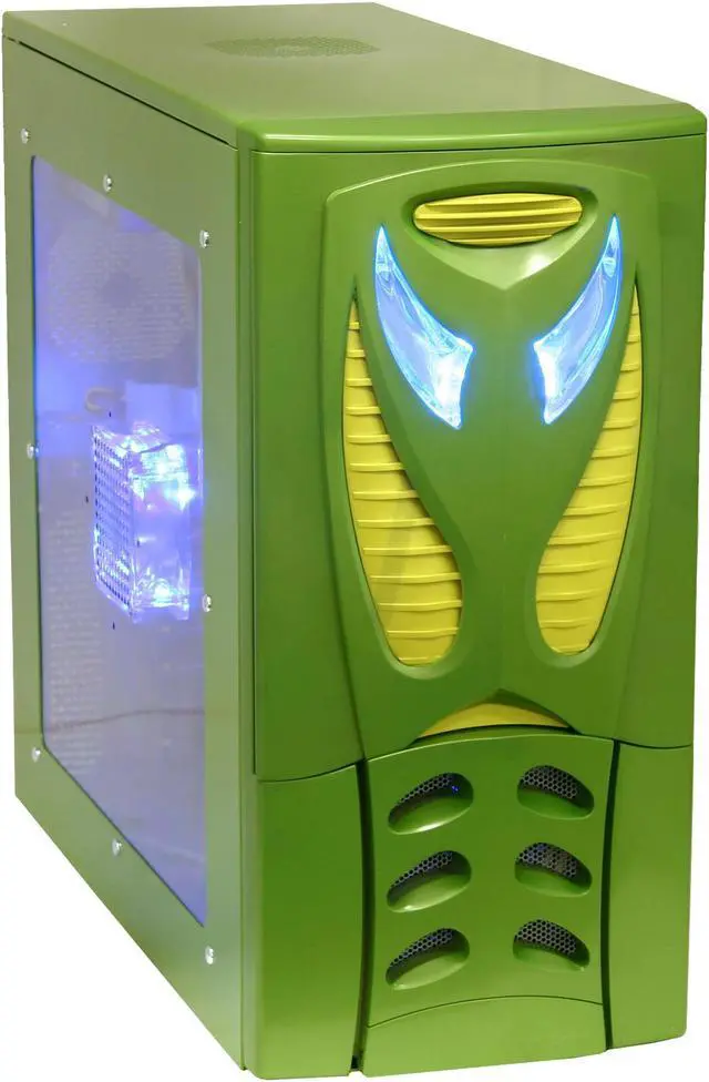 Broadway Com Corp 888KHACW-G Green Computer Case - Newegg.com