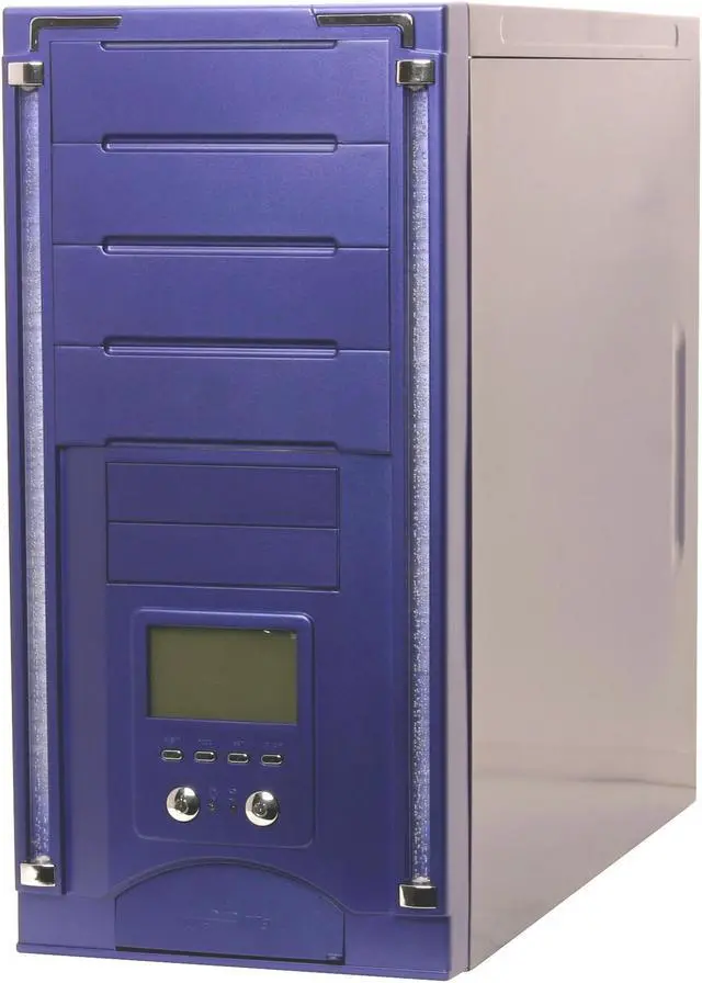 Broadway Com Corp 712-4HLW-B Blue Computer Case - Newegg.com