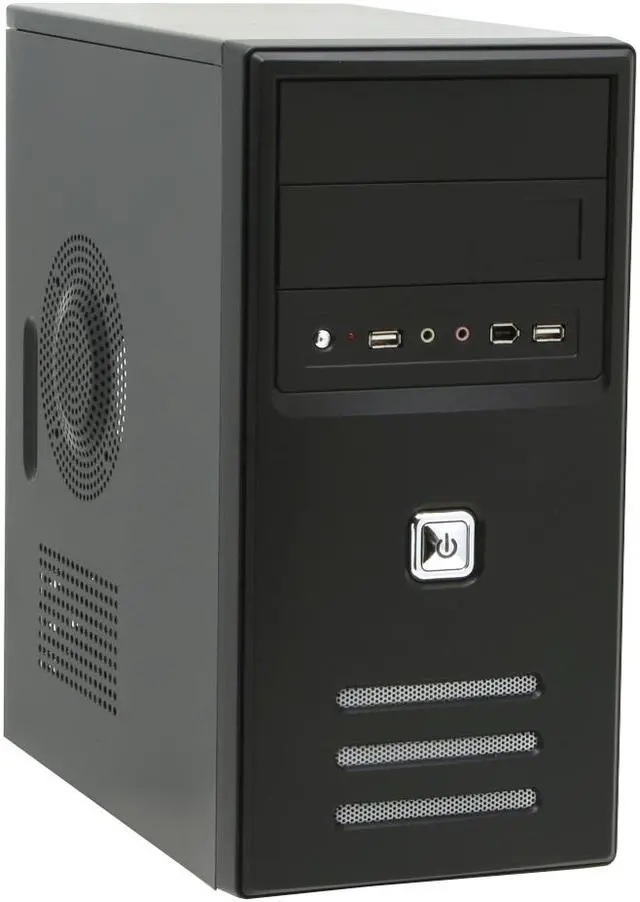 Broadway Com Corp 920SM-Black Steel MicroATX Mini Tower Computer Case ...