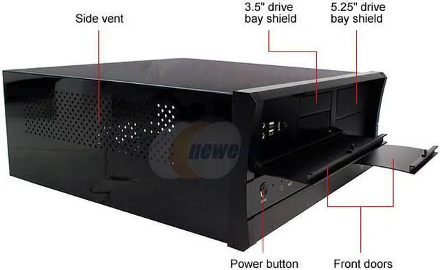 SilverStone Lascala Series LC03 Black Computer Case - Newegg.com