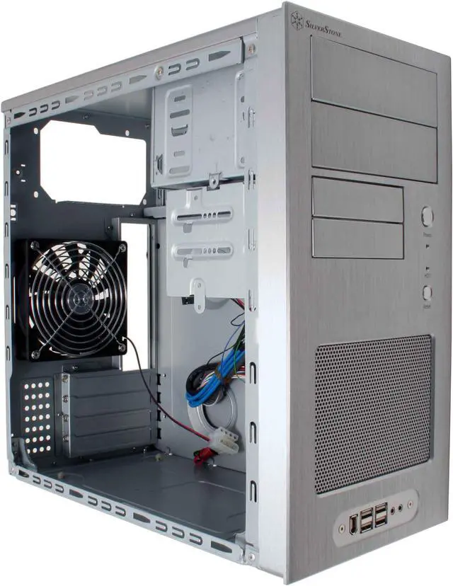 SilverStone Temjin Series TJ08-S Silver Computer Case - Newegg.com