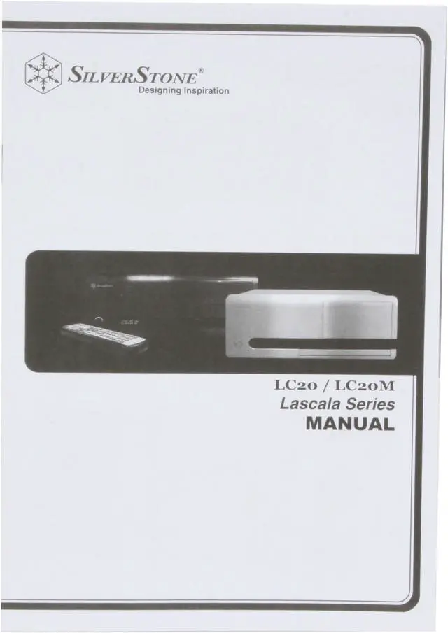 SILVERSTONE Black Lascala Series LC20-B ATX Media Center / HTPC Case ...